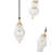 Beliani 3 Light Pendant Lamp ARAS LED Glass Gold | Wayfair.co.uk