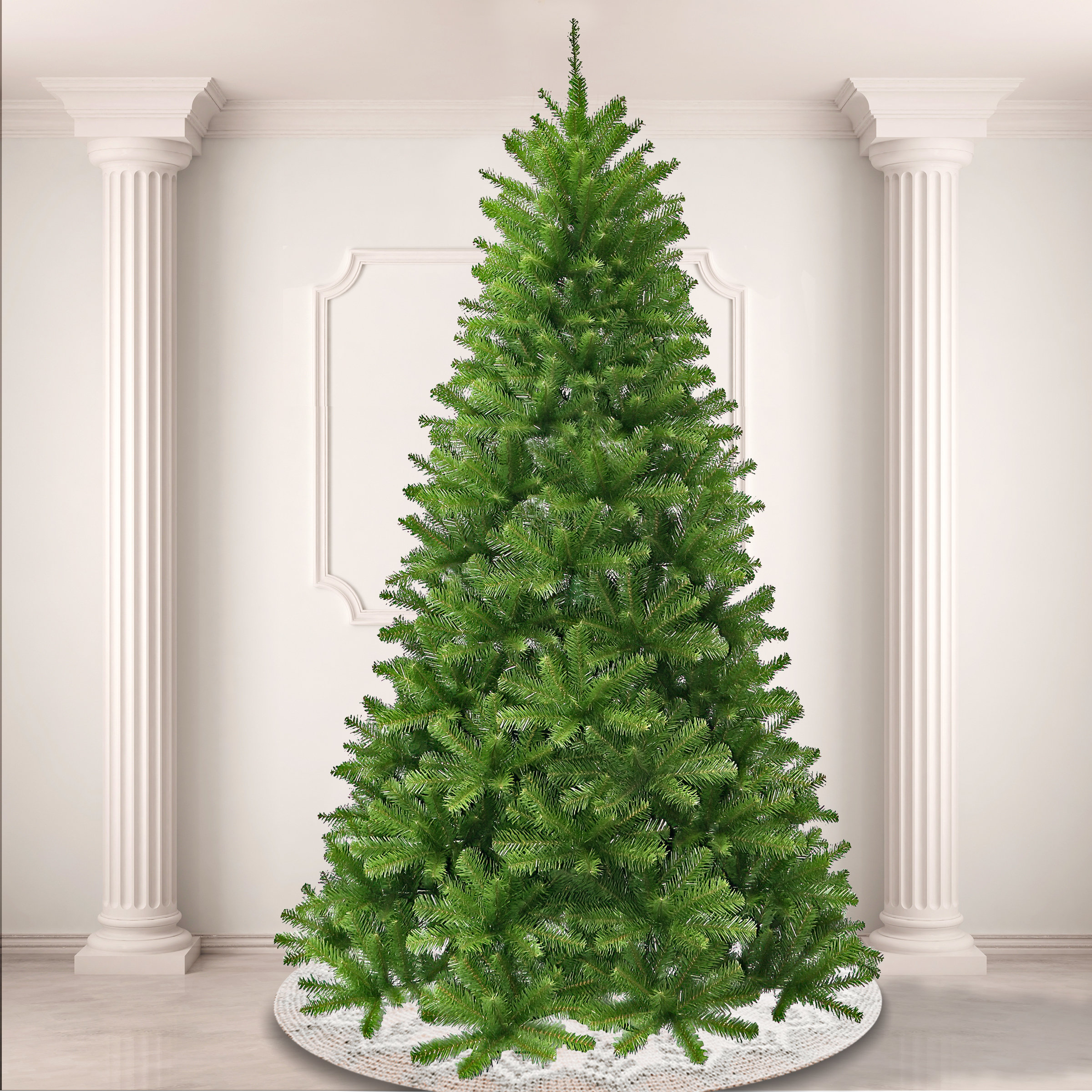 The Holiday Aisle® 9 ft. Peyton Spruce Tree | Wayfair