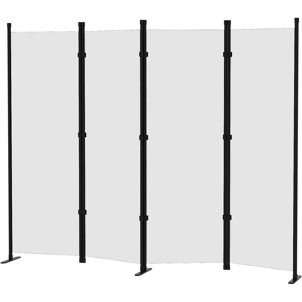 DANTUL 4-Panel Privacy Screen With 3 Support Foot, Portable Screen ...