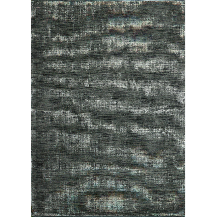Darya Home Hand Loomed Wool Solid Color Rug | Wayfair