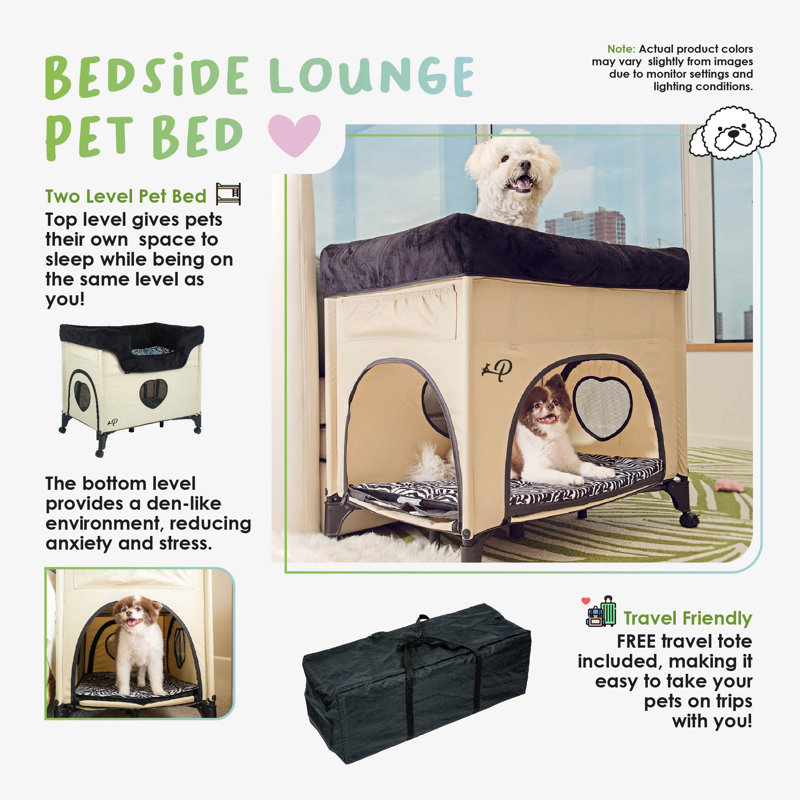 Petique's Bedside Lounge Pet Bed & Reviews | Wayfair