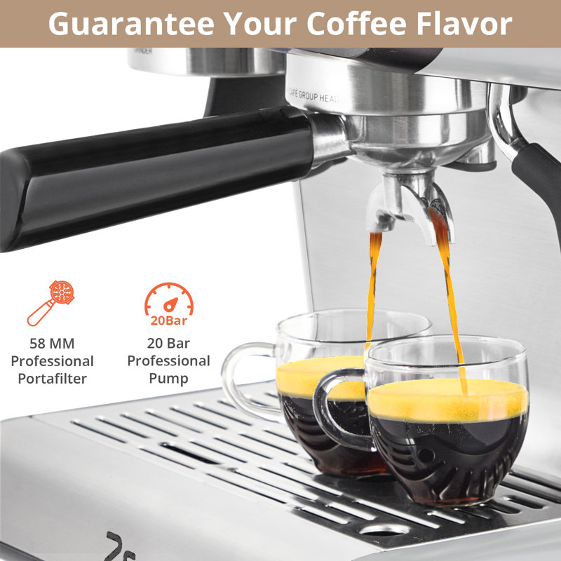 Yesurprise Semi-Automatic Espresso Machine | Wayfair