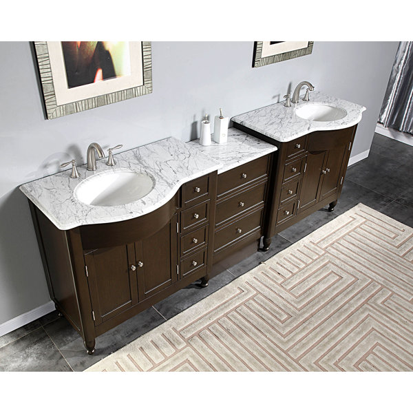 Darby Home Co Davian 95" Double Bathroom Vanity Set & Reviews | Wayfair