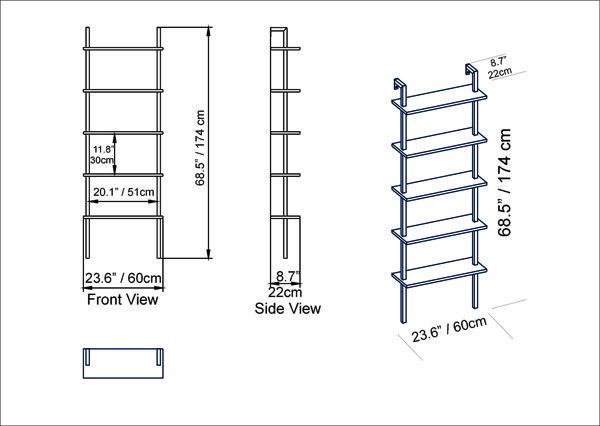 Mercury Row® Rother Step Bookcase & Reviews | Wayfair