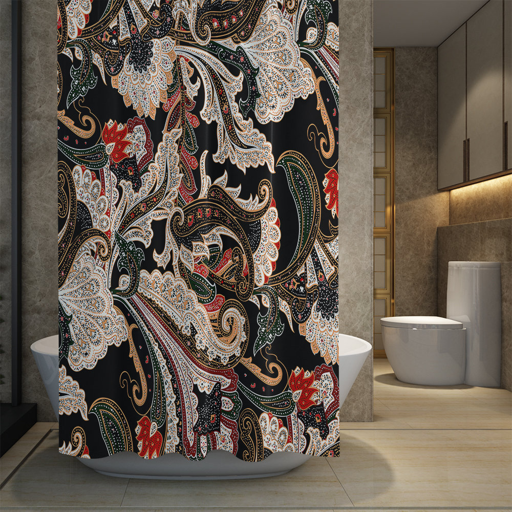 Bungalow Rose Paisley Single Shower Curtain & Reviews | Wayfair