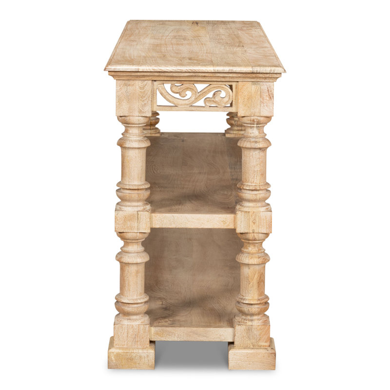 Sarreid Ltd Fowler 60'' Solid Wood Console Table | Wayfair
