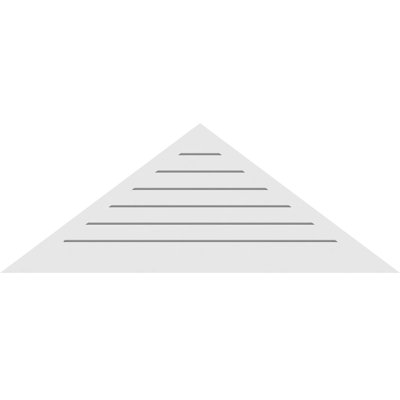 PCI Enterprises Triangle Surface Mount Functional Brickmould Frame PVC ...