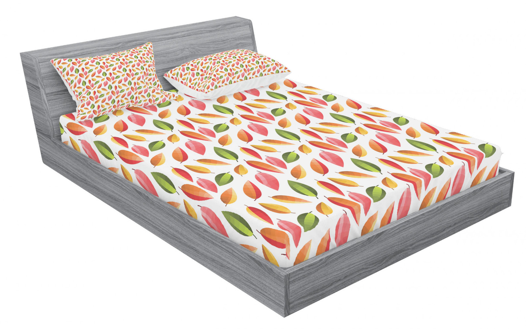 Ambesonne Aspen Tree Patterned Microfiber Fitted Sheet | Wayfair