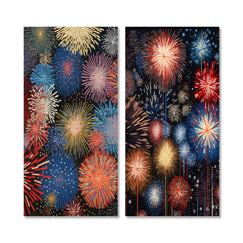 colourful fireworks