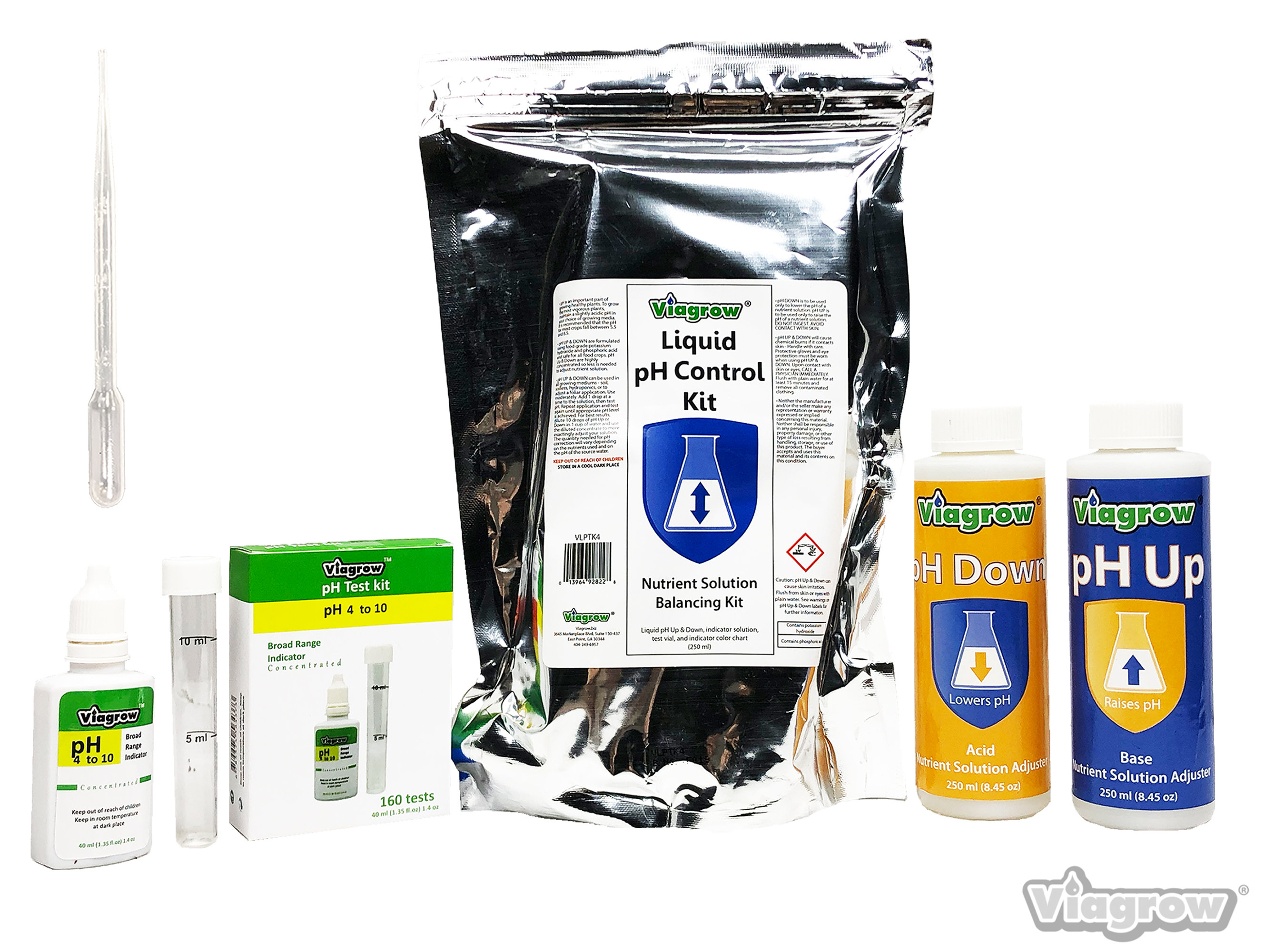 Viagrow Test Liquid Nutrient Adjusting Solution Ph Control, Up And Down ...