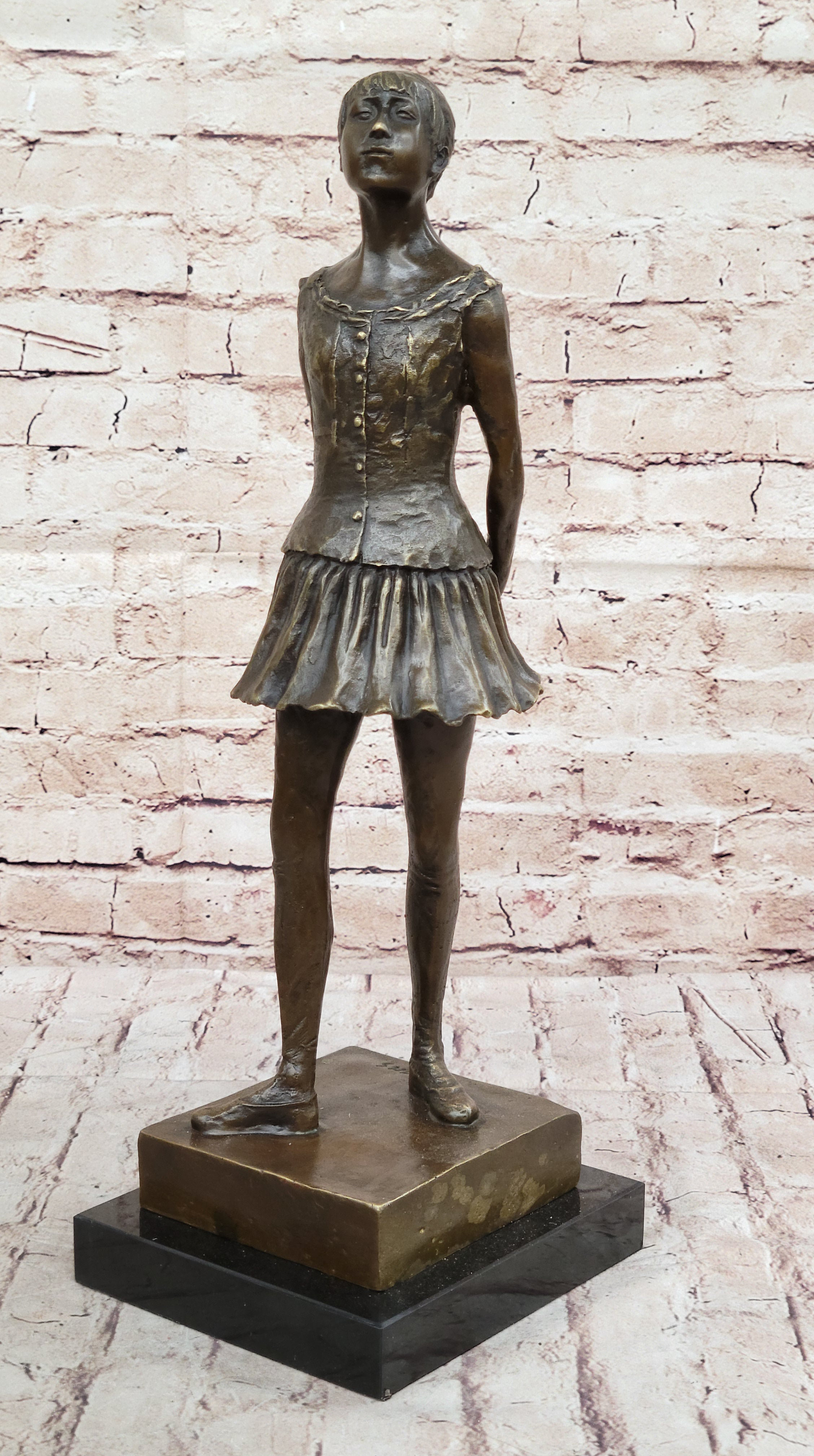 Canora Grey The Little Fourteen Year Old Dancer by Edgar Degas Bronze ...