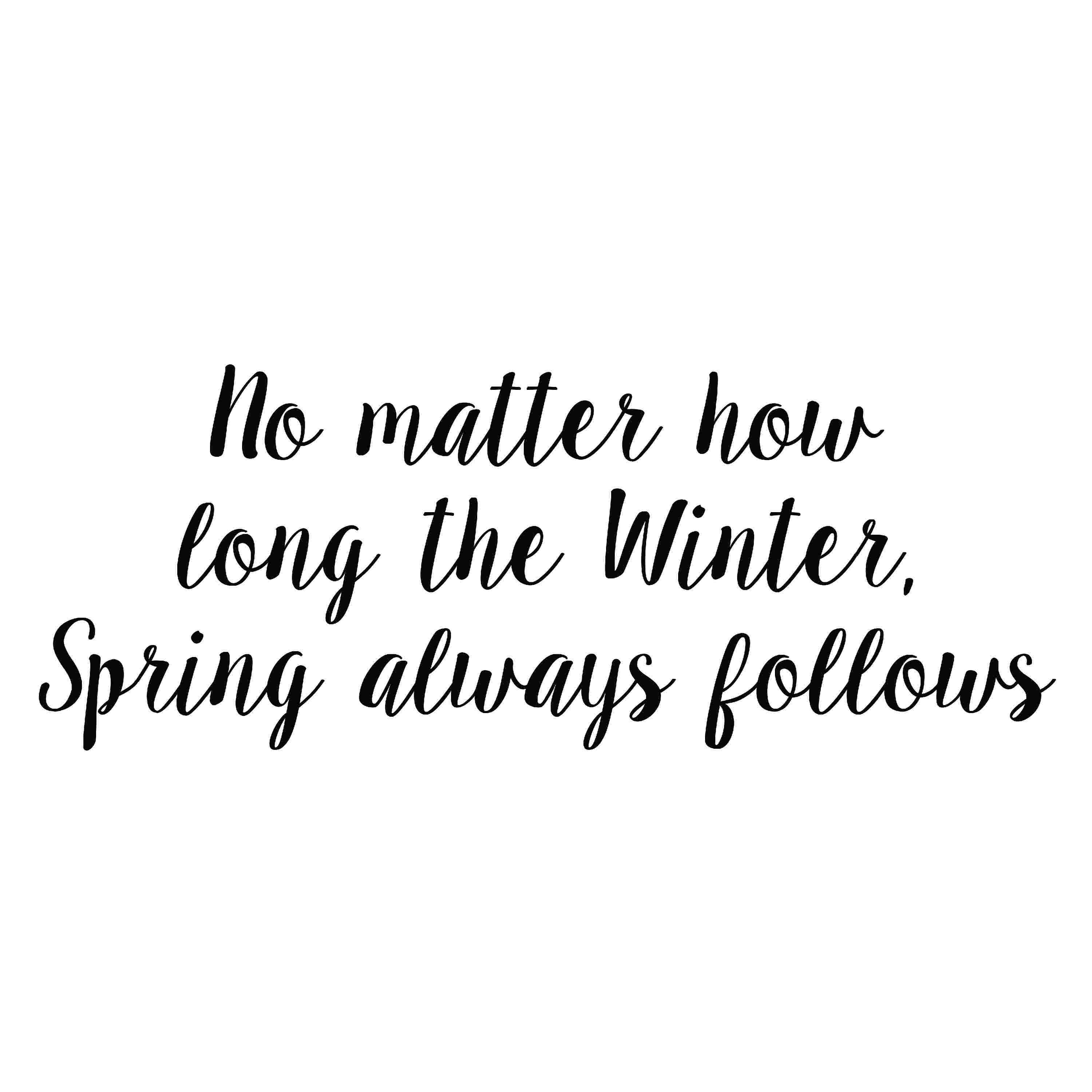 Trinx Spring Follows - Wrapped Canvas Textual Art | Wayfair