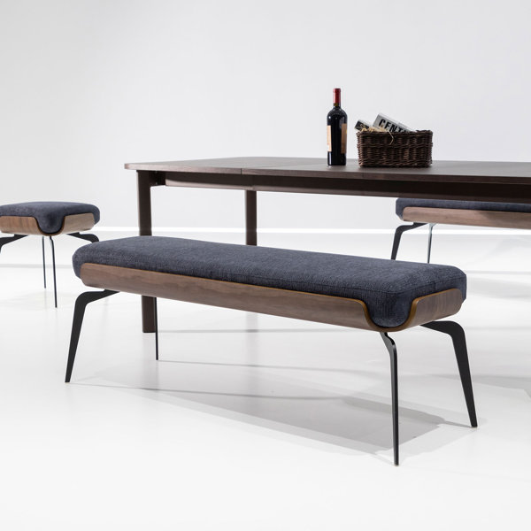 Williston Forge Kadlecz Polyester Blend Upholstered Bench & Reviews ...