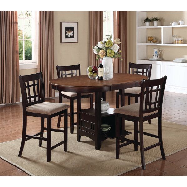 Red Barrel Studio® Extendable Oval Dining Table & Reviews | Wayfair