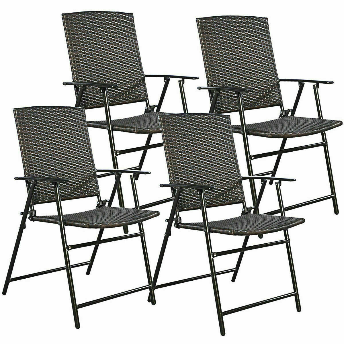 Latitude Run® Basit Folding Patio Dining Side Chair & Reviews - Wayfair ...