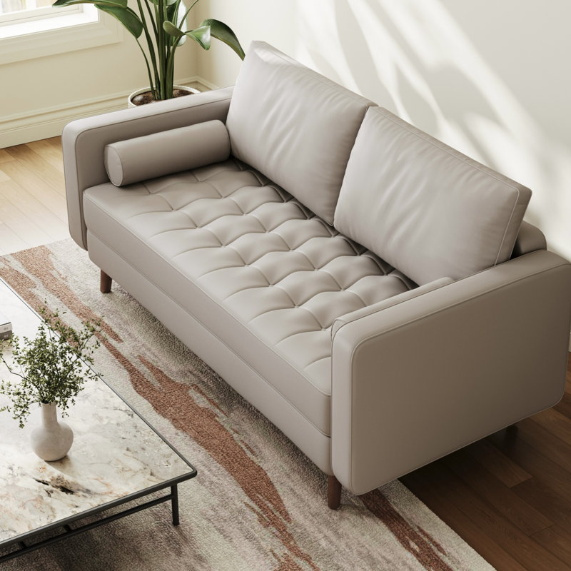 George Oliver Magda Faux Leather Reception 70'' Sofa & Reviews | Wayfair