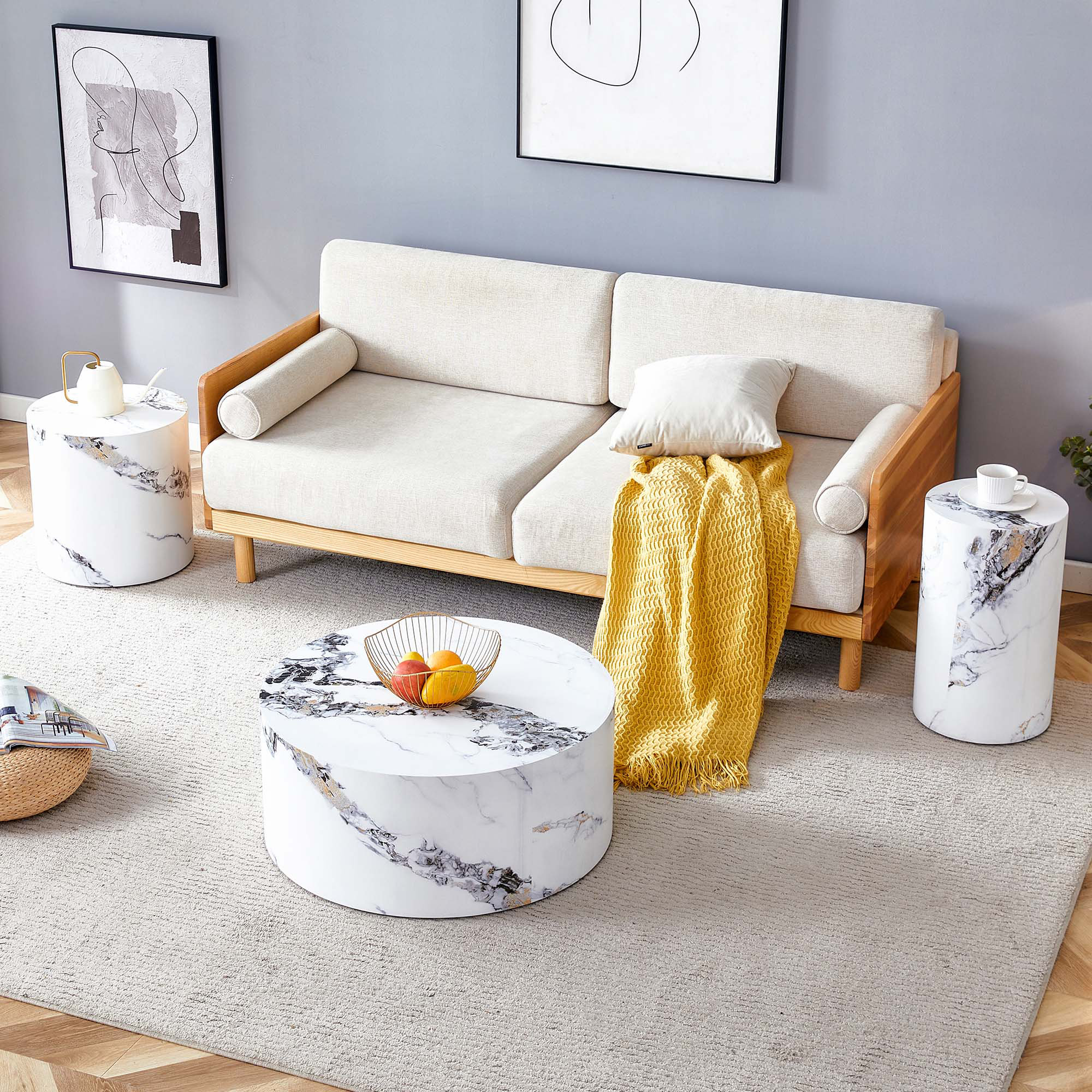 Ivy Bronx 3Pc Coffee Table - Wayfair Canada