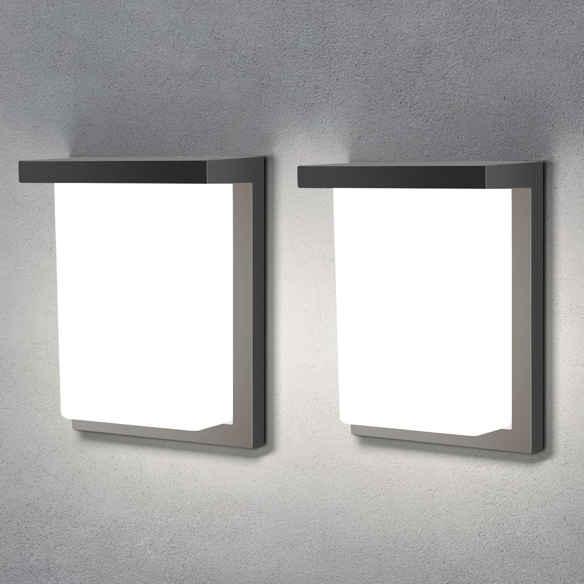 Latitude Run® Outdoor Wall Porch Light 2 Pack 3000K 4000K 5000K ...