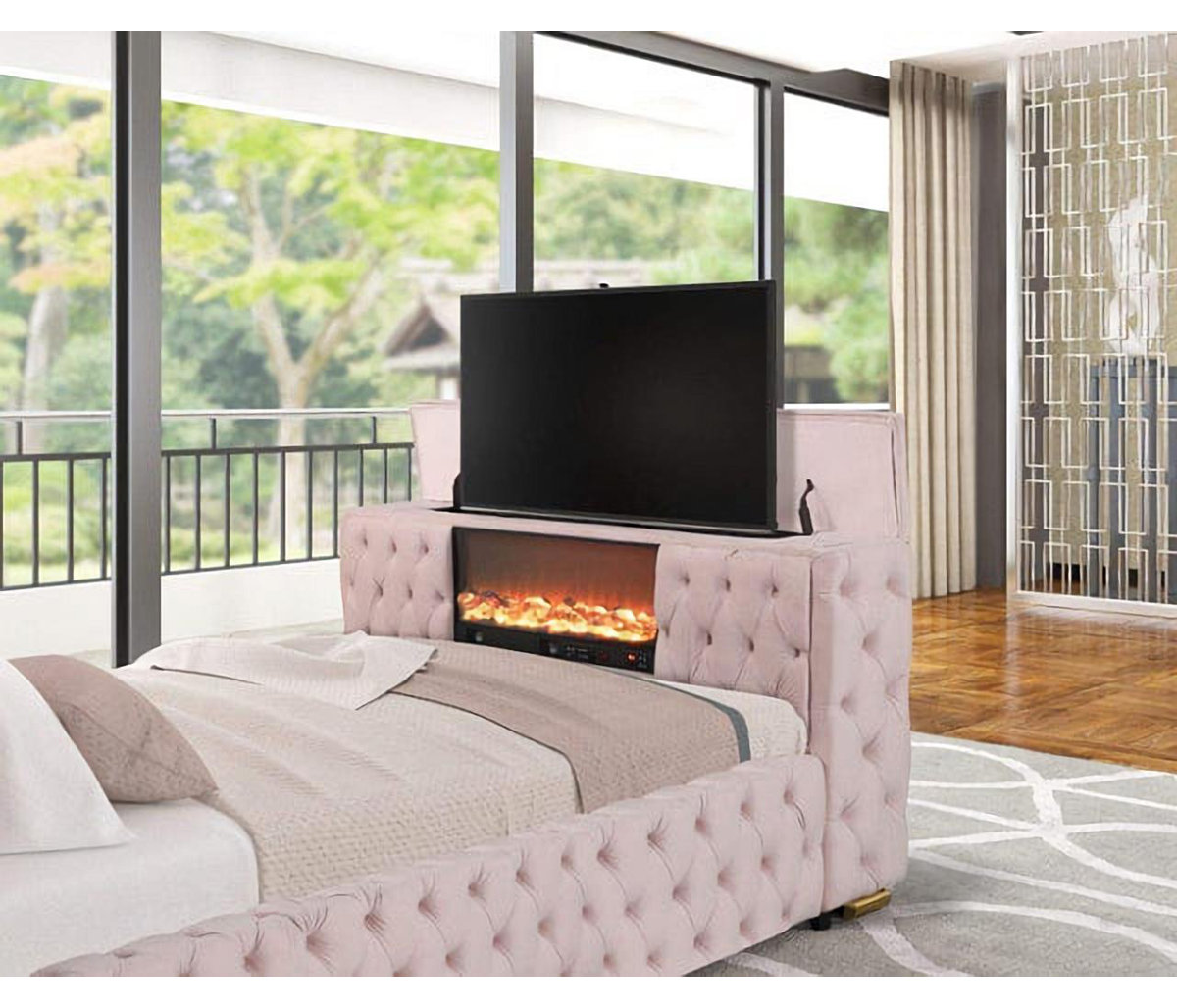 Grand Discount Furniture Upholstered TV Bed Storage Bed | Wayfair