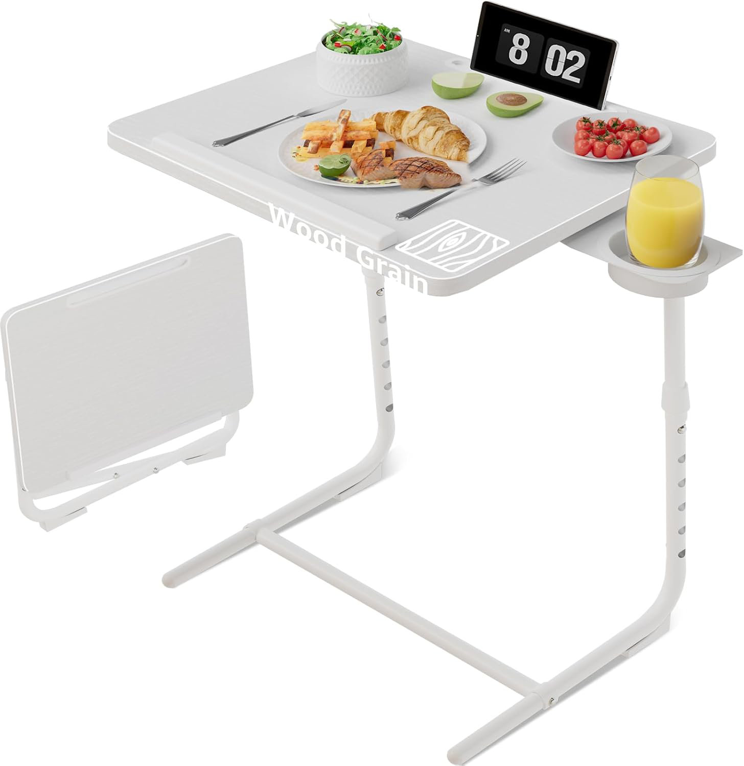 17 Stories Table-repas pliante ajustable - Plateaux pour manger sur des ...