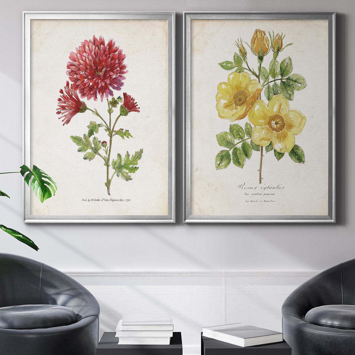 Red Barrel Studio Botanical III - 2 Piece Graphic Art Print Set ...
