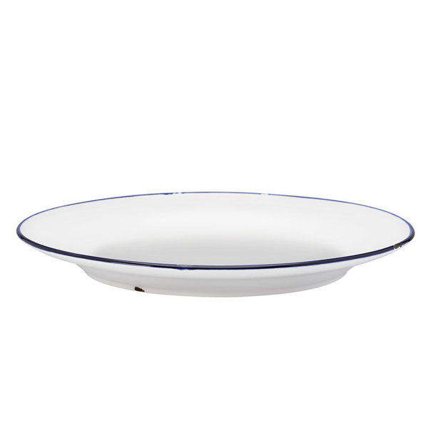 Luzerne Tin Tin Blue Rim 10.75" Plate By Luzerne (Case Of 12 ...