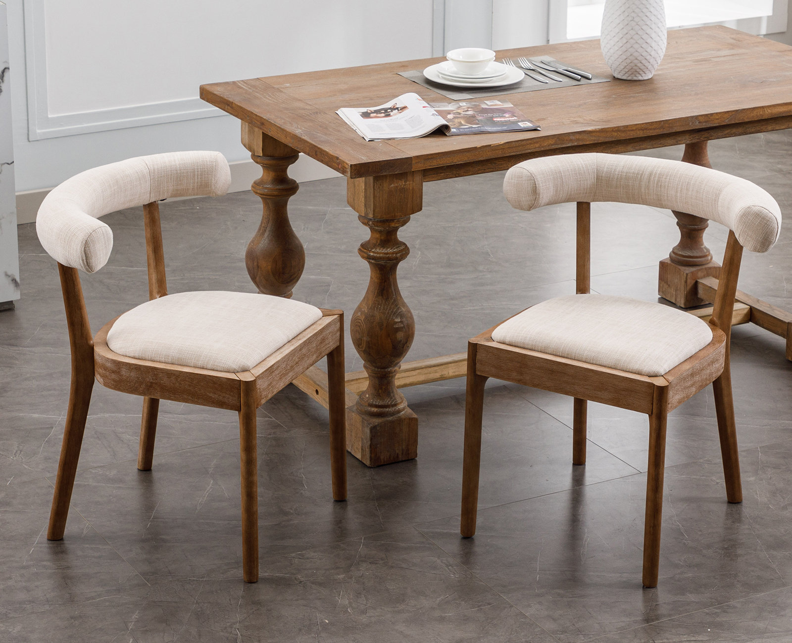 Ophelia & Co. Ayman Solid Back Side Chair | Wayfair