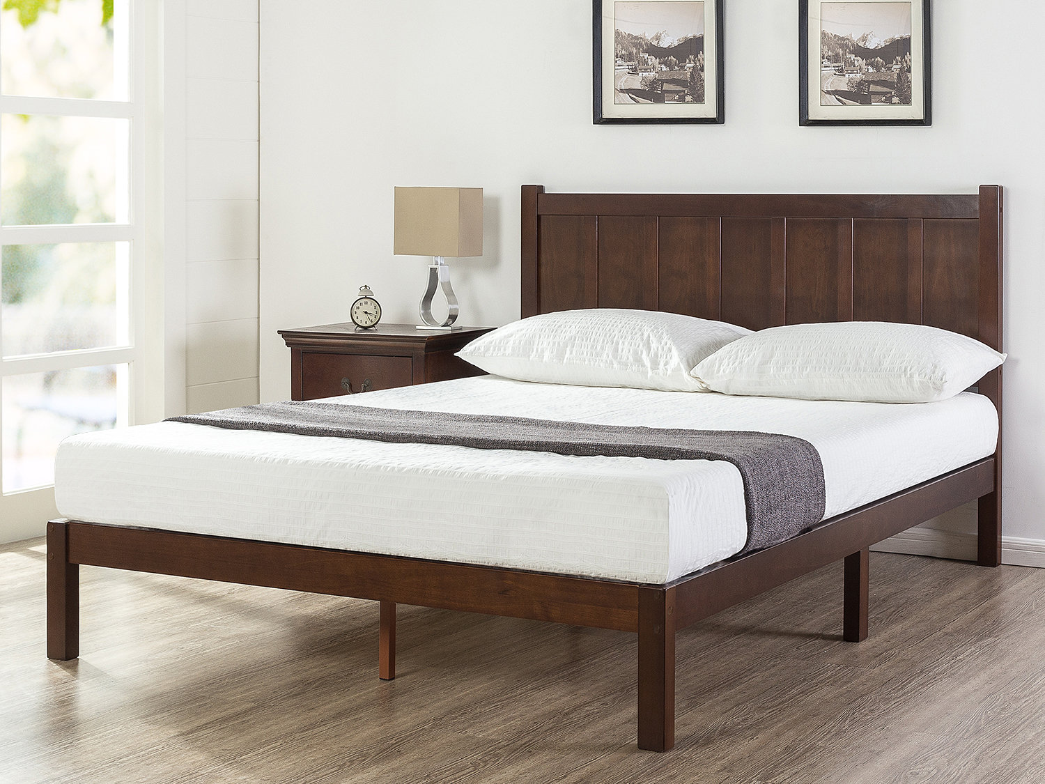 Union Rustic Talia Rustic Modern Solid Wood Platform Bed & Reviews ...