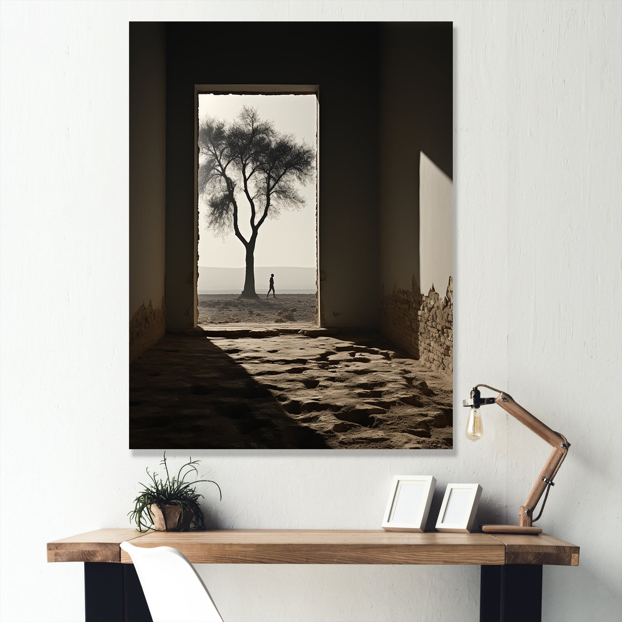 Ebern Designs Harmony Of Elements Minimalism Scenery II On Canvas Print ...