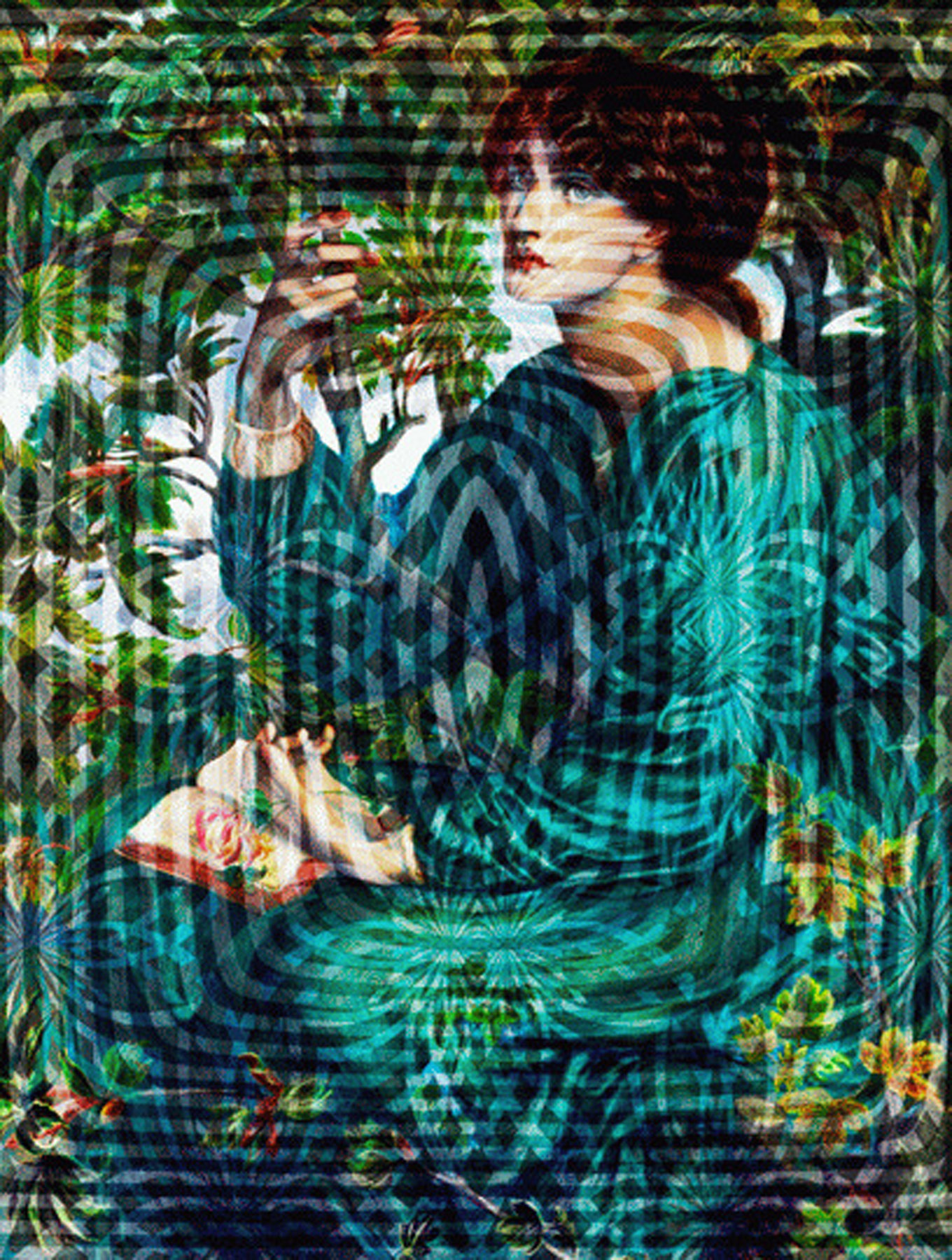 Wendover Art Group Psychedelic 3 by Thom Filicia - Picture Frame ...