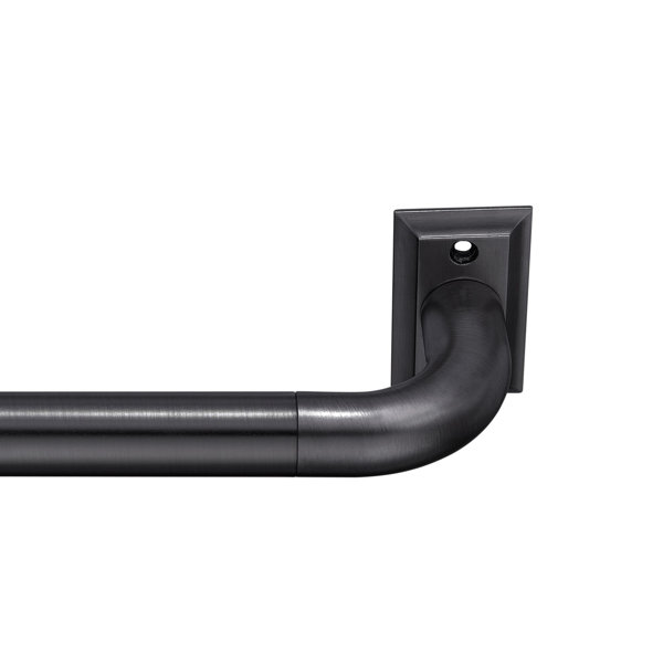 Mode Room Darkening Collection 1 in Diameter Blackout Curtain Rod Set ...