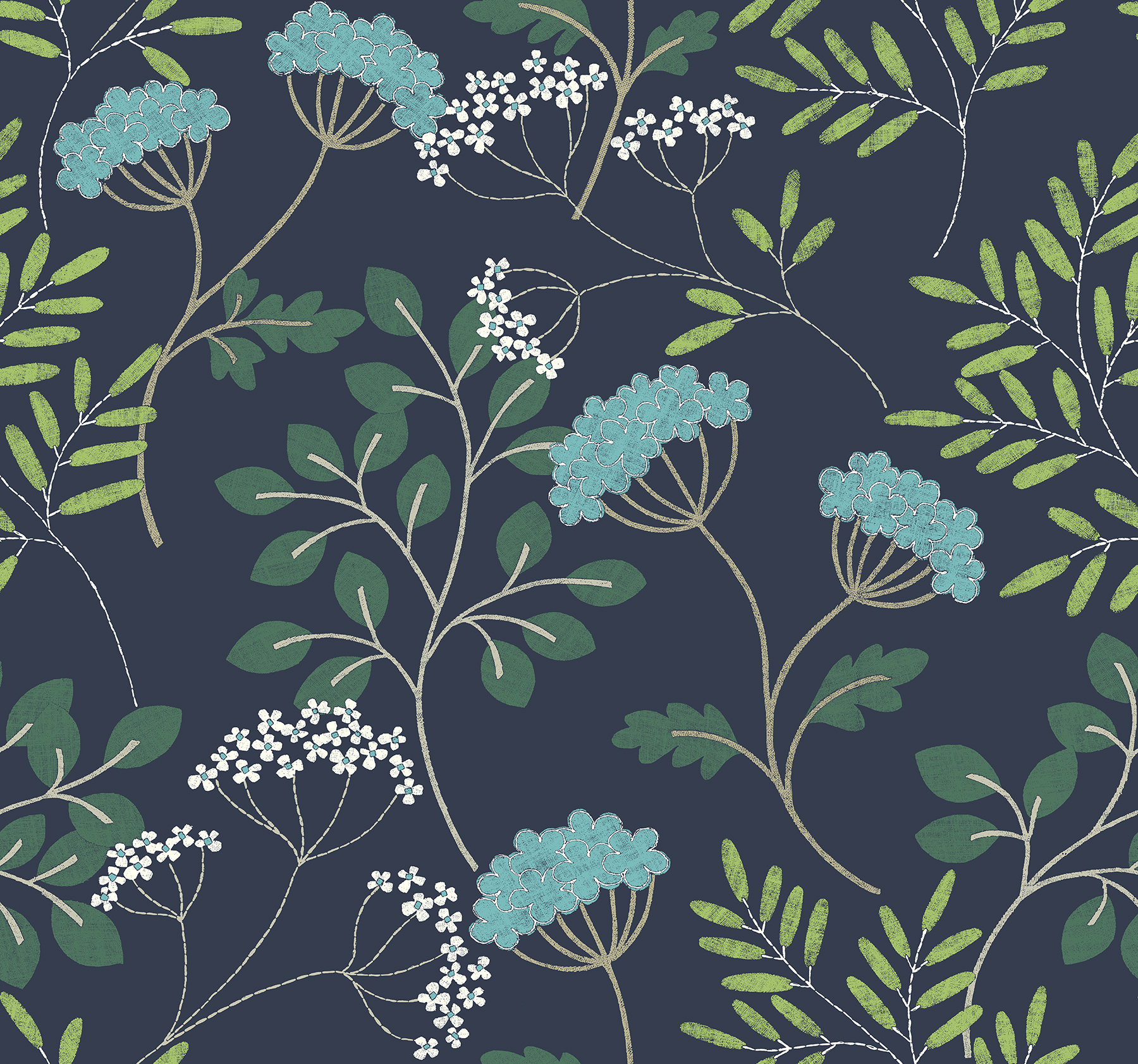 Scott Living Sorrel Floral Roll & Reviews | Wayfair