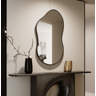 Wrought Studio™ Irregular Unique Shaped Wall Mirror, Asymmetrical ...