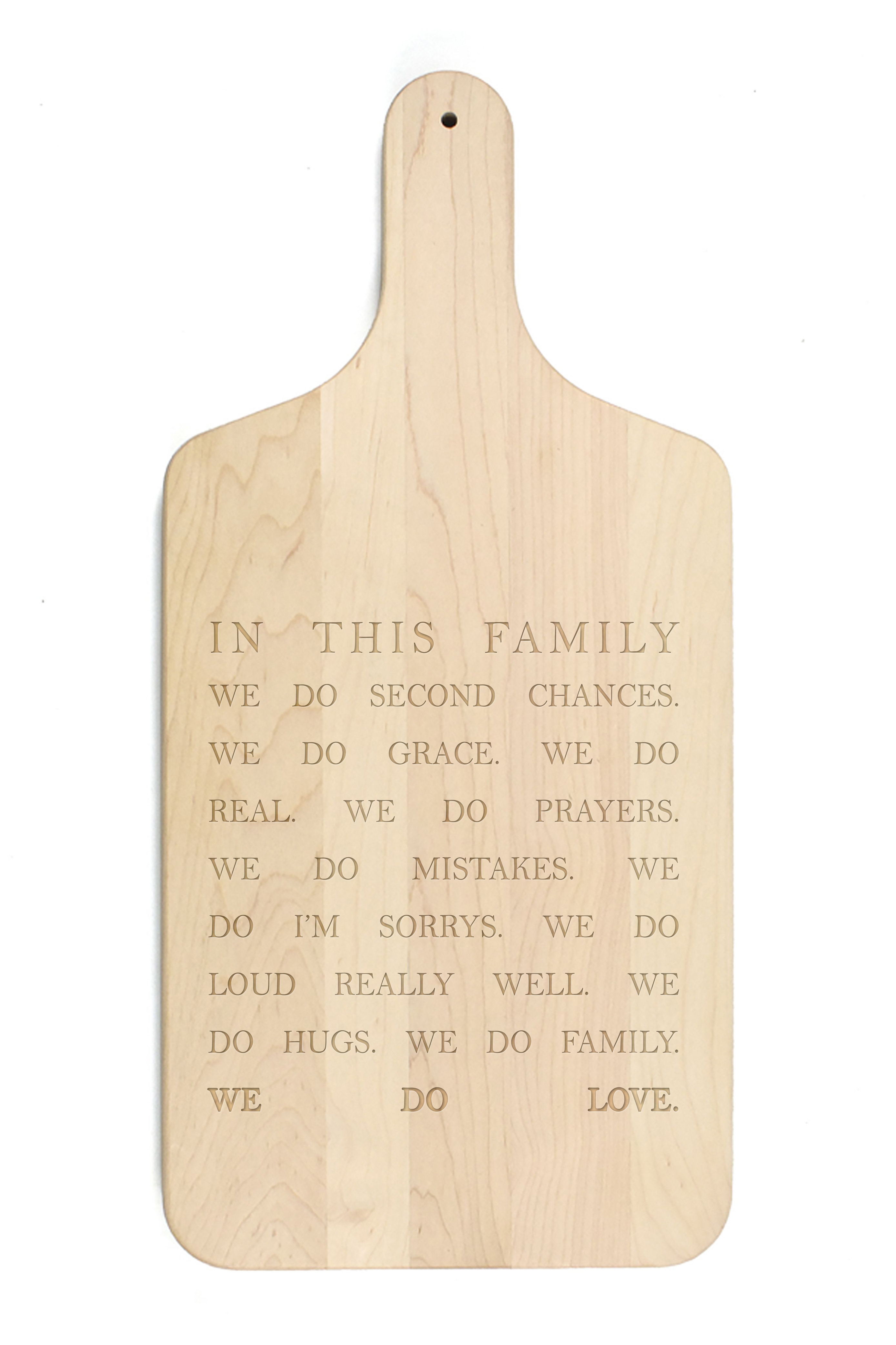 Designs Direct Creative Group In This Family Paddle Cutting Board | Wayfair