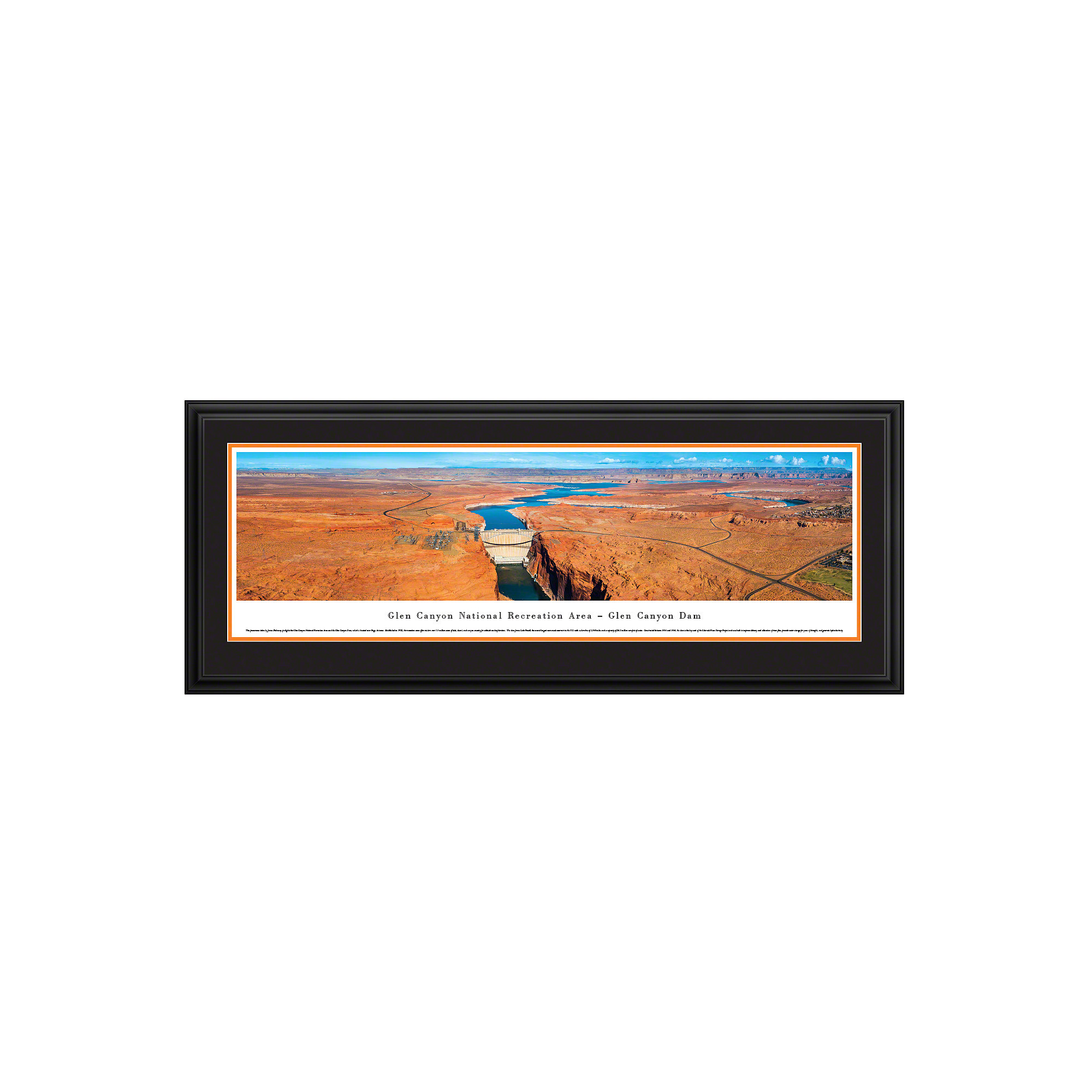 Vault W Artwork National Park Glen Canyon Dam by James Blakeway Framed ...