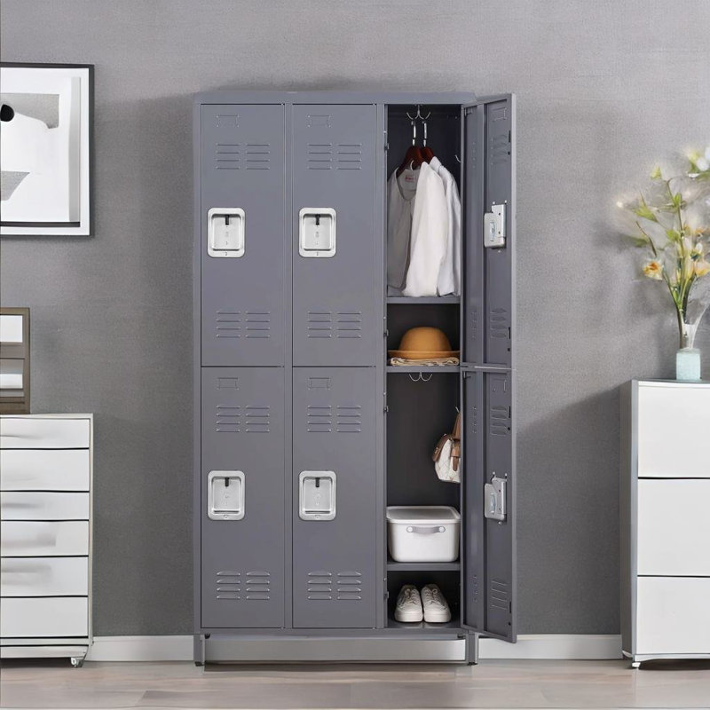 MERYT Metal 6 Or More - Tier 35.4'' Employee Locker | Wayfair