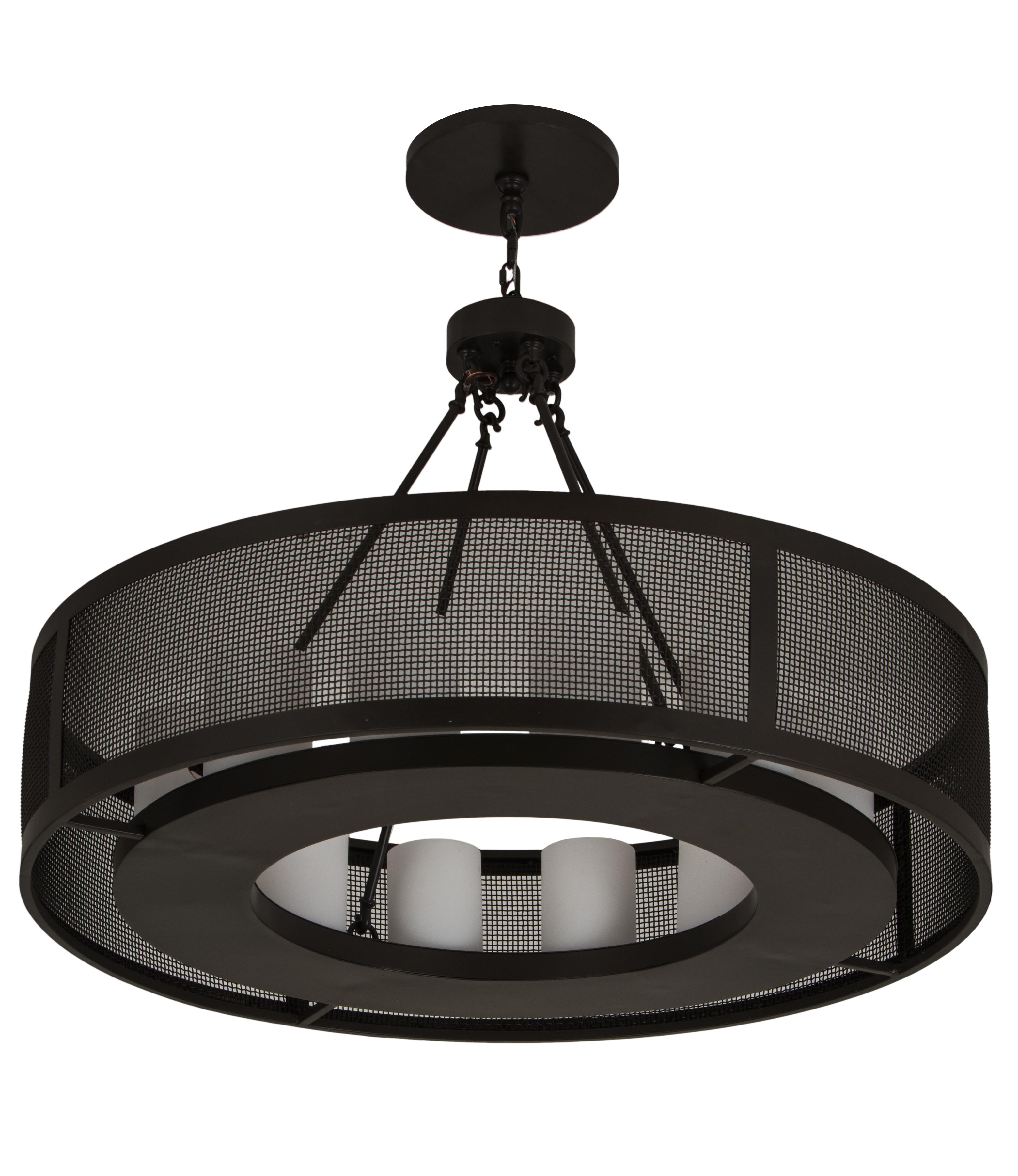 Foundry Select 12 - Light Unique / Statement Drum Chandelier | Wayfair