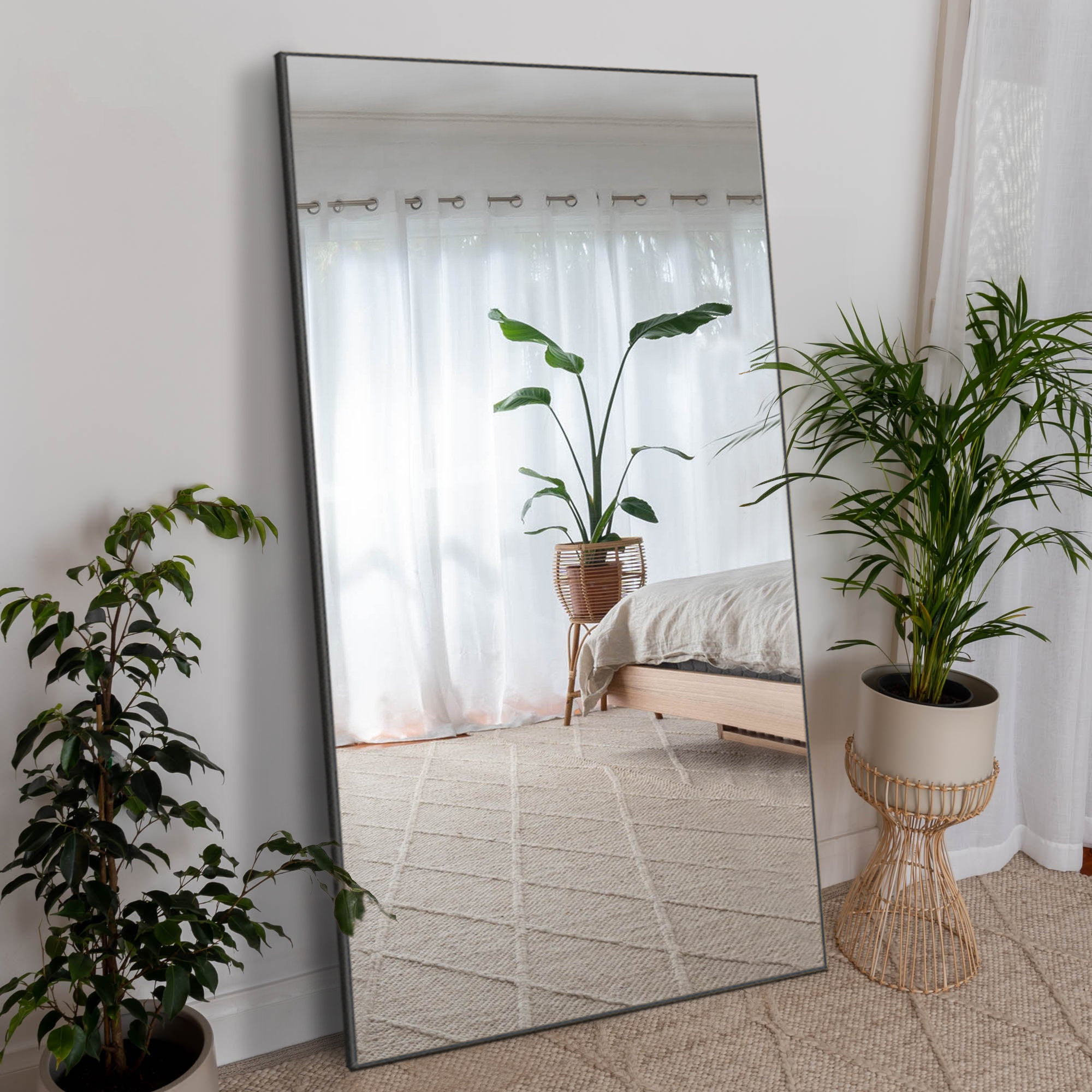 Willa Arlo™ Interiors Wiens Full Length Mirror 71"×32" Oversized ...