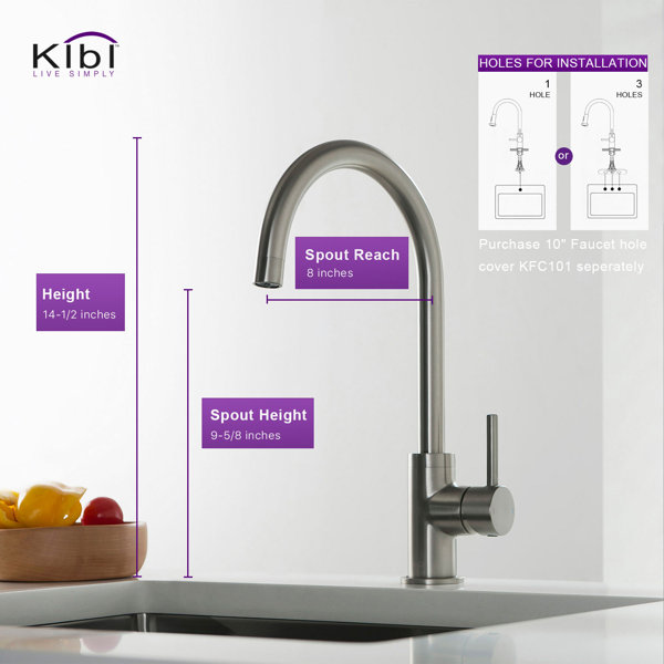 KIBI USA KIBI Lowa Kitchen Faucet & Reviews | Wayfair