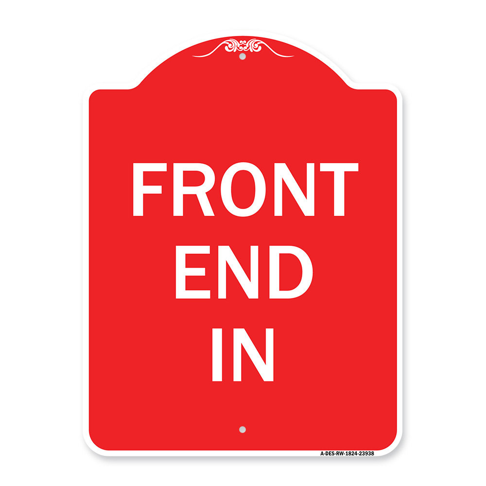 Signmission Designer Series Sign - Front End In/23938 | Wayfair