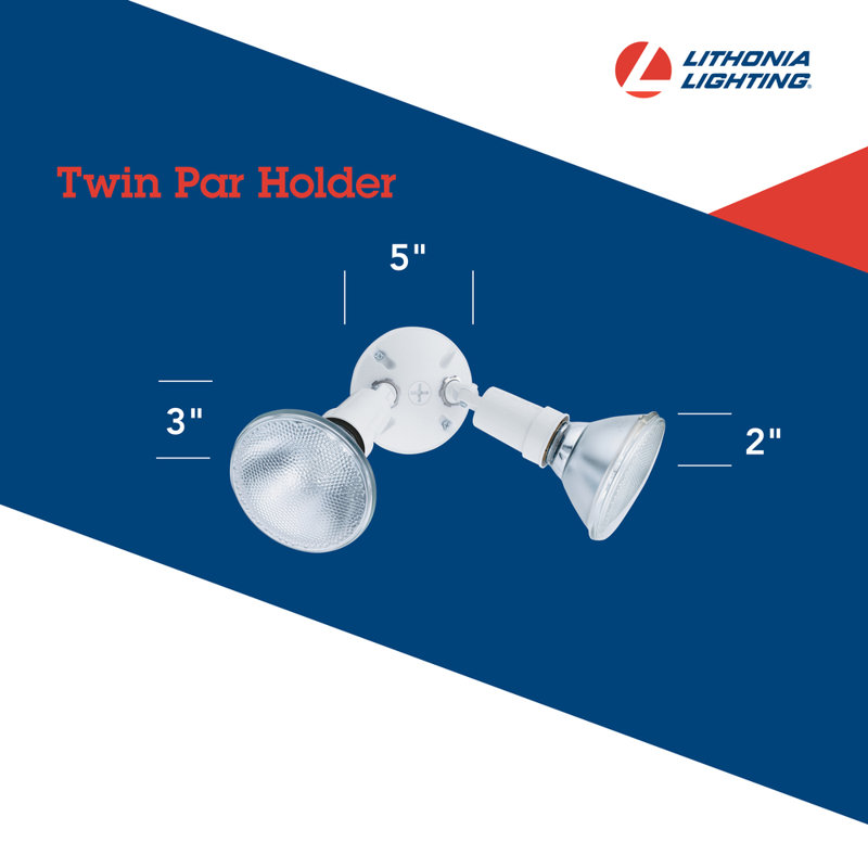 Lithonia Lighting 2 - Head LED Outdoor Security Flood Light & Reviews ...