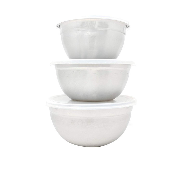 Symple Stuff Ilene Stainless Steel Nested Mixing Bowl Set | Wayfair