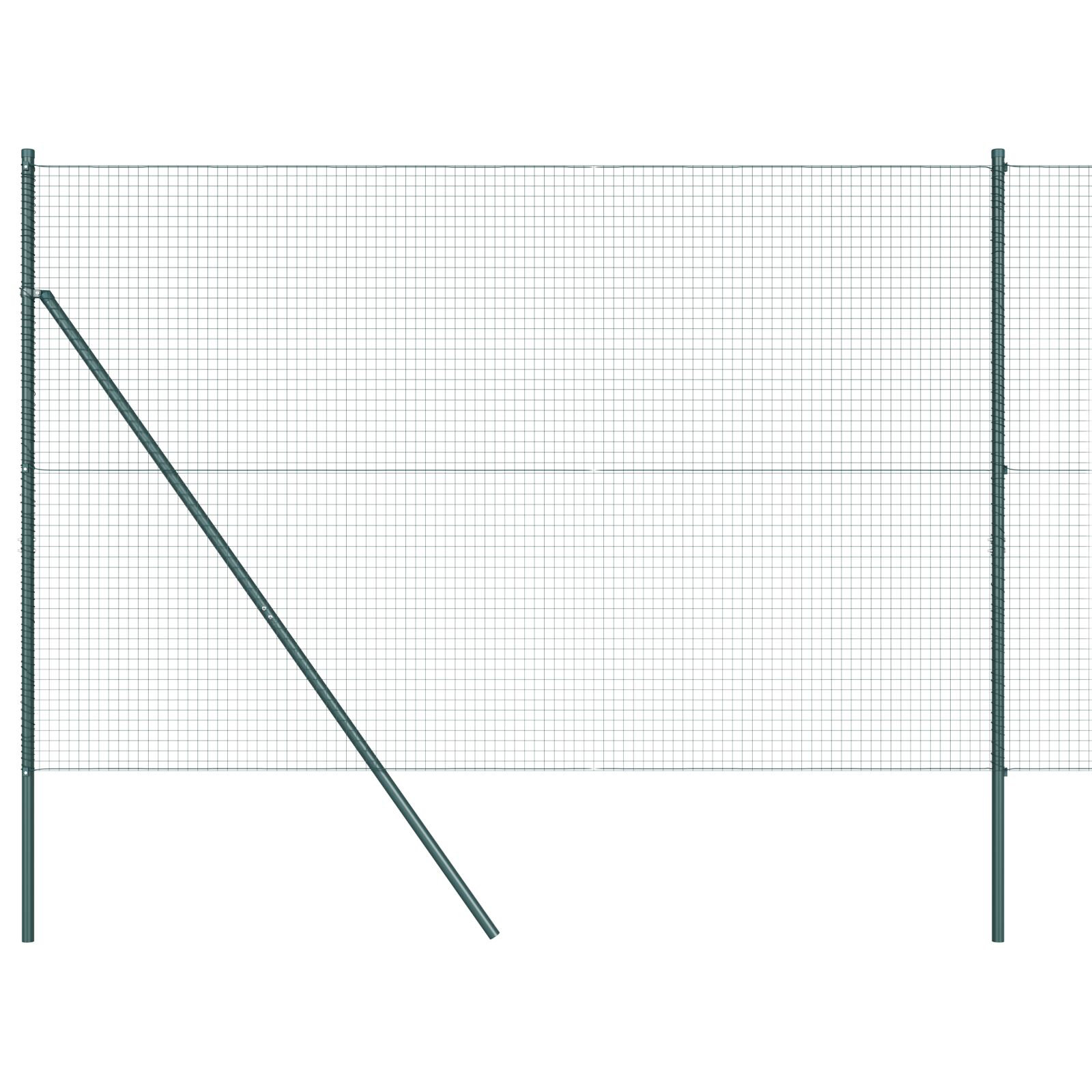 Dakota Fields 150cm H x 2500cm W Powder-Coated Steel Fencing Kits ...