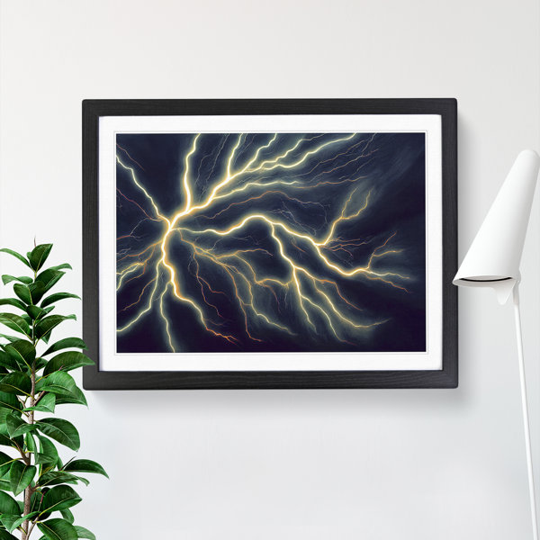 17 Stories XH1022-7168X Pretty Lightning Bolt - Single Picture Frame ...
