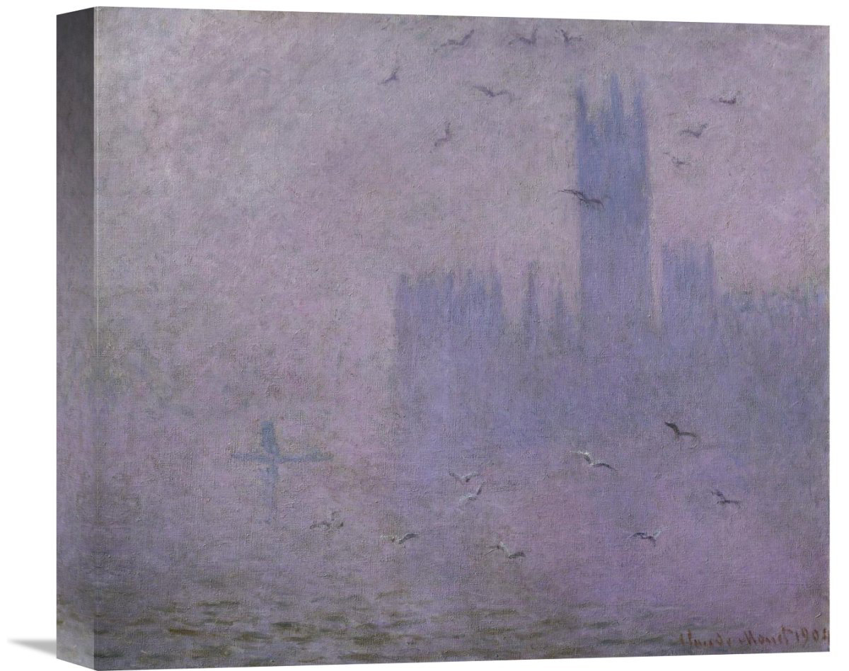 Vault W Artwork 'Seagulls (The River Thames and Houses of Parliament ...