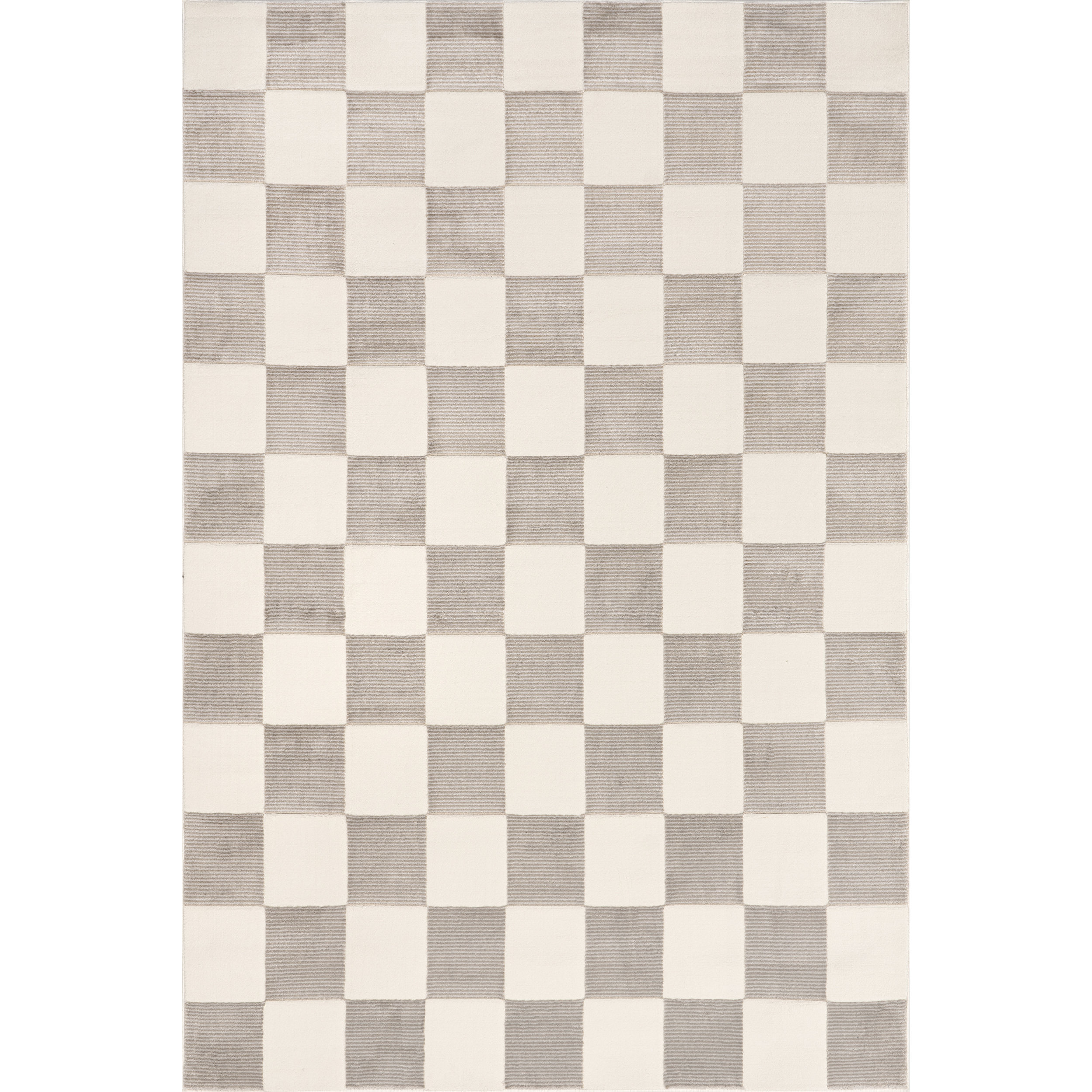 Ebern Designs Zhuri Checkered Machine Washable Area Rug | Wayfair