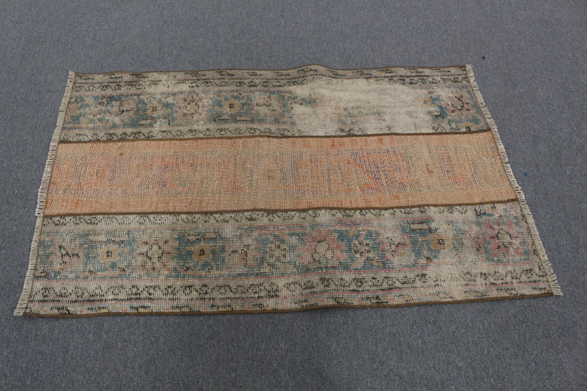 Wildon Home® Blue Turkish Style Organic Kitchen And Bedroom Rug For ...