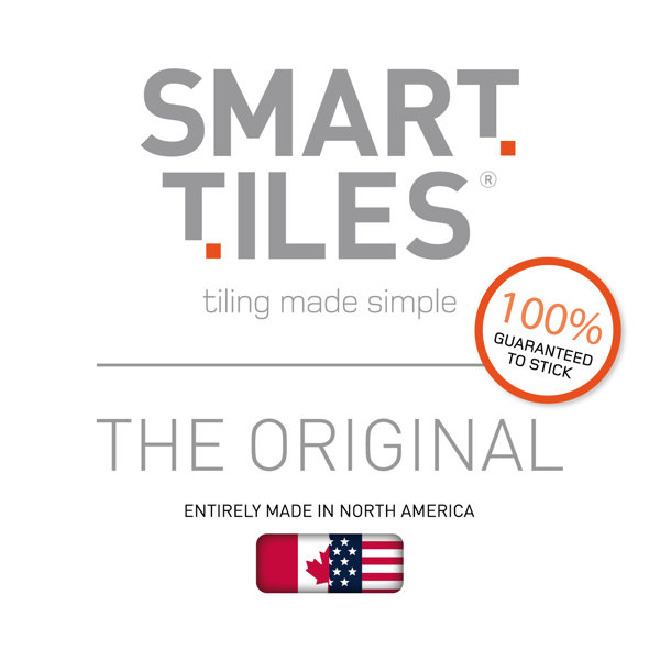 Smart Tiles Peel and Stick Gel Backsplash Tile Ravenna 10'' x 10 ...