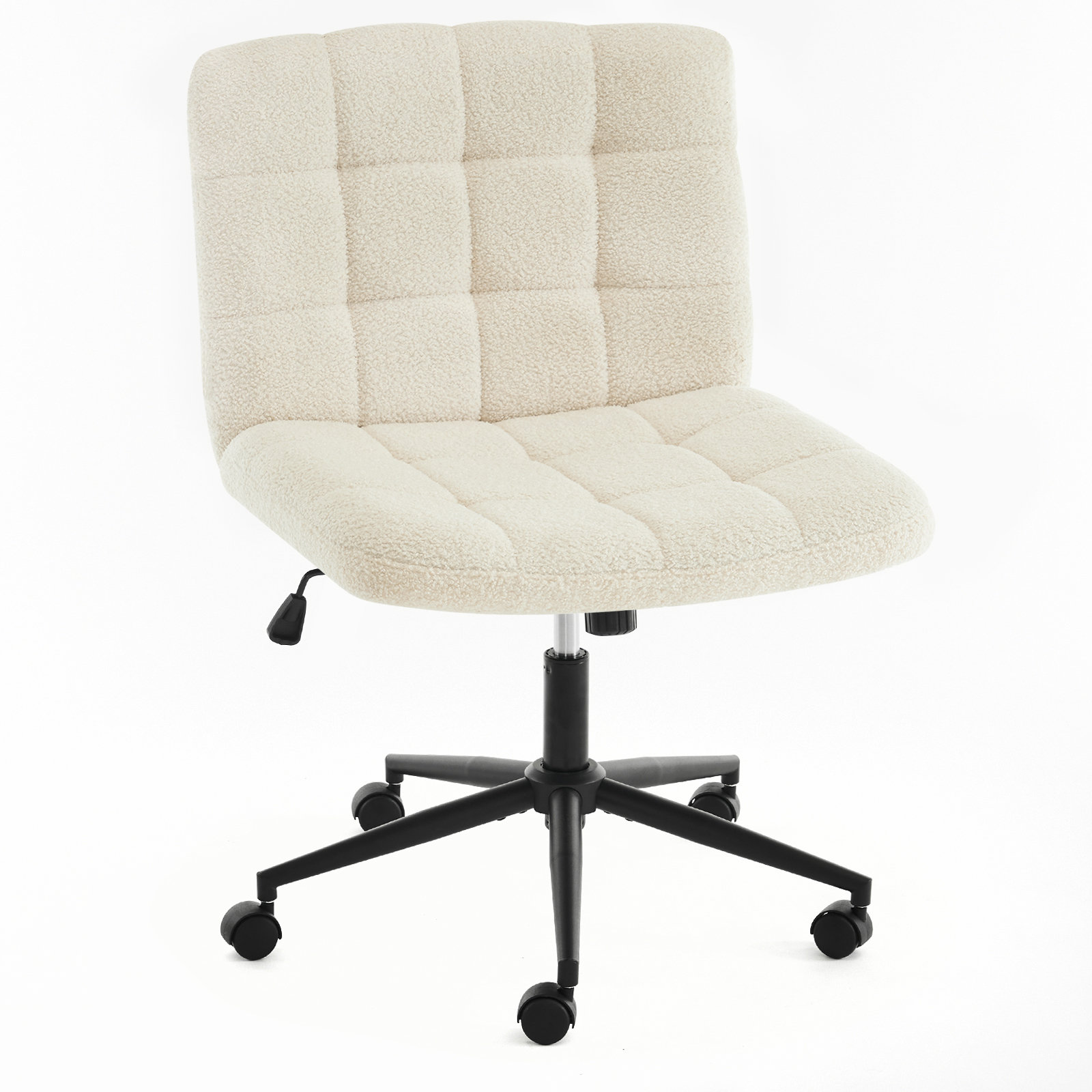 Latitude Run® Armless Upholstered Swivel Task Chair & Reviews | Wayfair