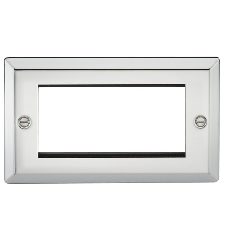 Symple Stuff 4G Modular Faceplate - Bevelled Edge Polished Chrome ...